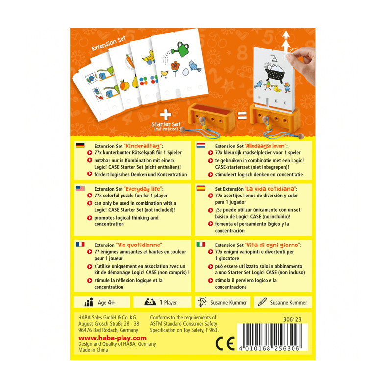 Juego de Lógica Logic Case Set de Ampliación Vida Cotidiana Haba